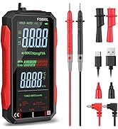 Neoteck Rechargeable Multimeter with Smart Touch Screen 6000 Counts ...