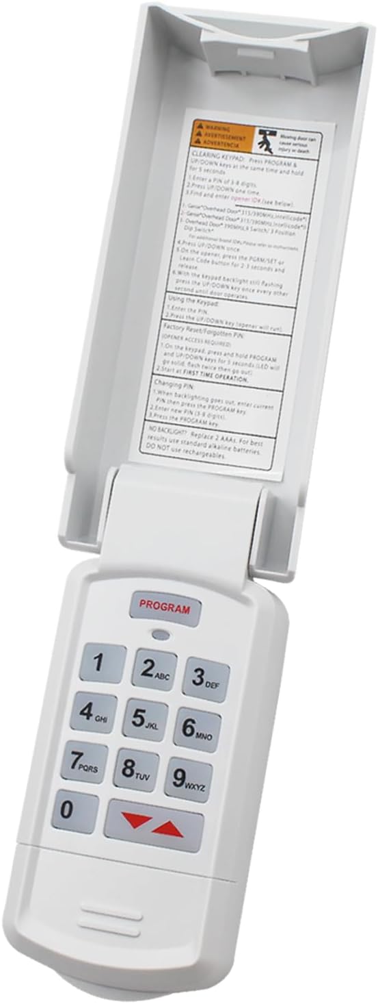 Amazon.com: Upgraded GK-R Garage Door Opener Wireless Keyless Keypad ...