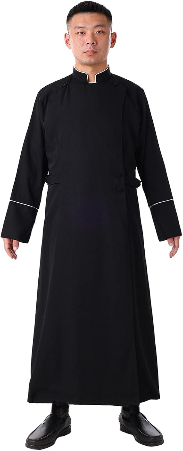 Amazon.com: BLESSUME Adult Anglican Cassock Vestments with Green and ...