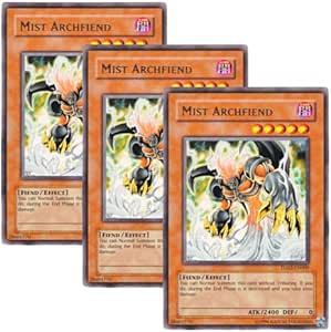 Amazon.co.jp: ★ 3枚セット ★遊戯王 英語版 TU02-EN009 Mist Archfiend ミストデーモン (レア ...