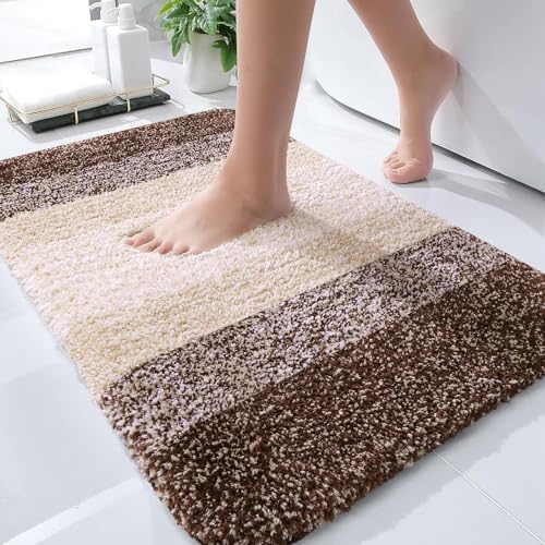 Amazon.com: COSY HOMEER 30x20 Inch Bath Rugs Made of 100% Polyester ...