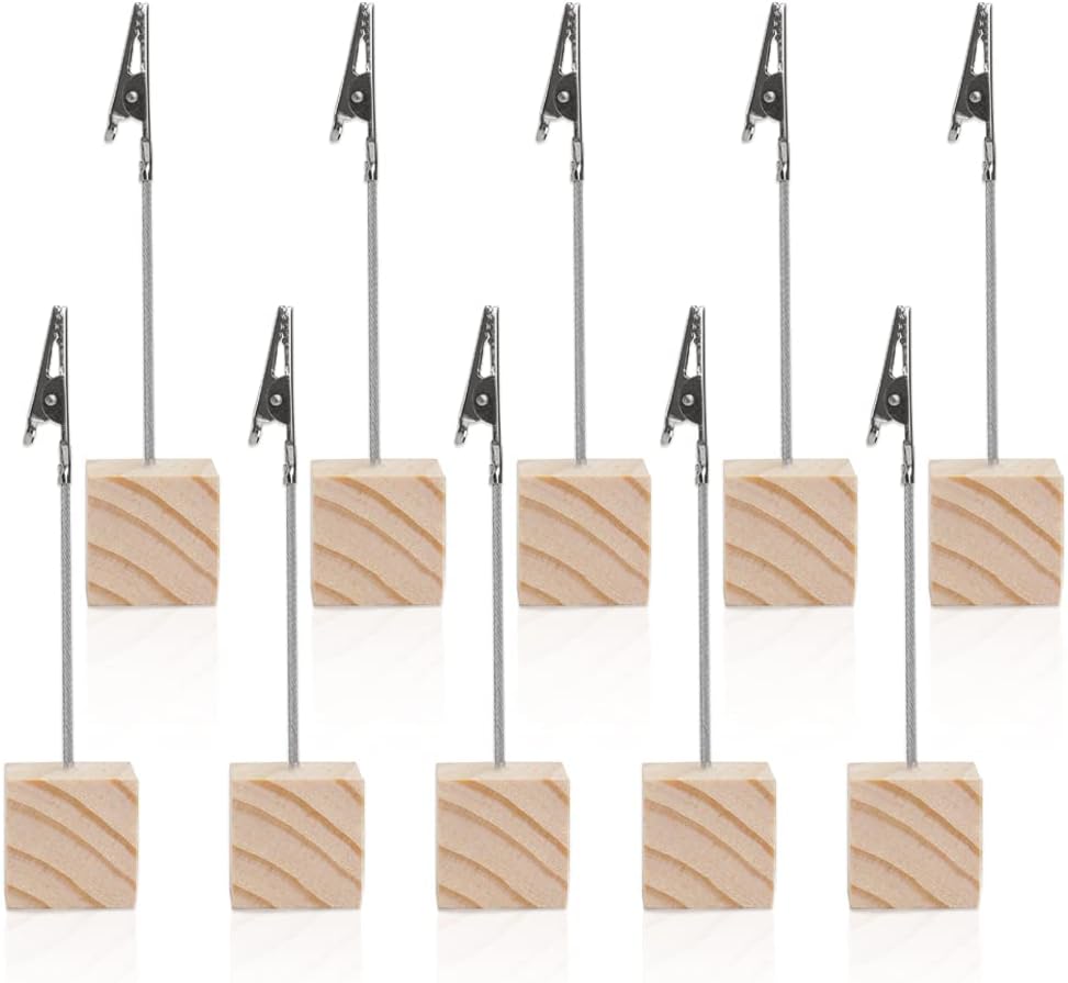 TIE-DailyNec Memo Clip Photo Holders with Alligator Clasp, Lightweight ...