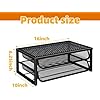 Amazon.com: Ekisemio Desk File Organizer, 2 Pack 2 Tier Metal Computer ...