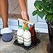 OKSERTA Milk bottle holder doorstep - Vintage milk minder with 4 ...