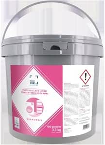 PASTILLES LAVE LINGE CONCENTREE ECOLABEL TECHLINE X150 : Amazon.fr ...