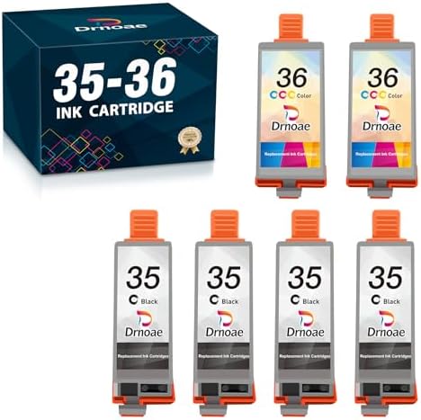 Amazon.com: PGI-35 CLI-36 Ink Cartridge, Compatible Cannon 35 36 Ink ...