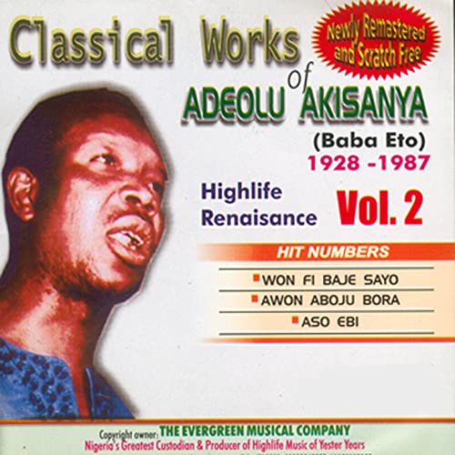 Amazon.co.jp: Classical Works of Adeolu Akisanya, Vol. 2 : Adeolu ...
