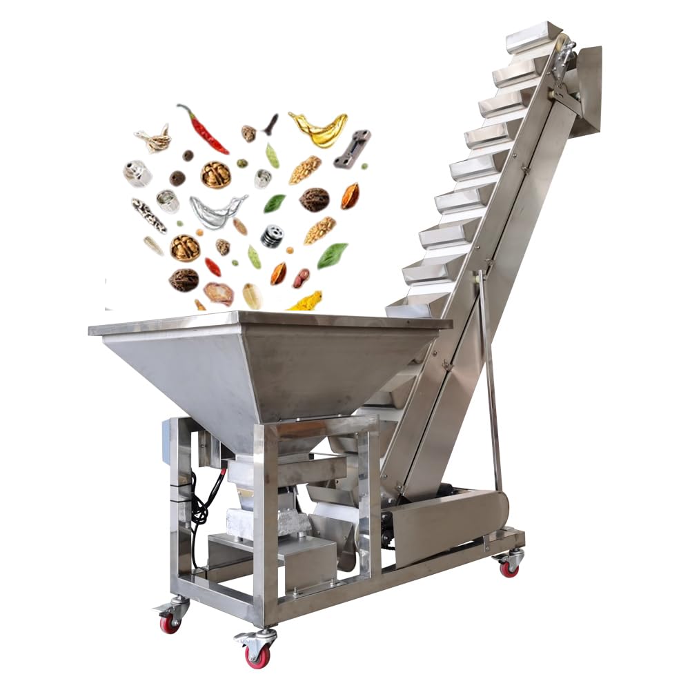 Amazon.com: HayWHNKN Bucket Elevator Bucket Conveyor Feeder 40gal ...