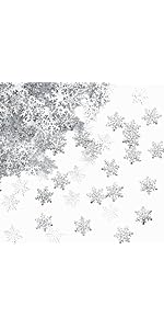 Amazon.com: 750pcs Snowflakes Confetti for Frozen Birthday Party ...