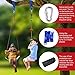 Amazon.com: Tree Swing Climbing Rope 2 Pack Multicolor with Platforms ...