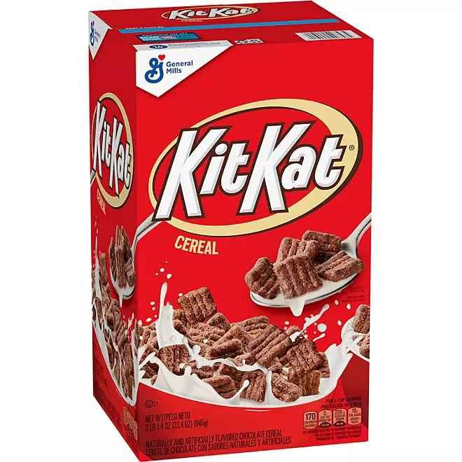 General Mills Kit Kat Chocolate Cereal para desayuno (paquete de 2) 33. ...