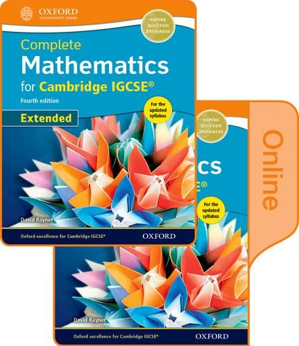 Complete Mathematics for Cambridge IGCSE® Online & Print Student Book ...