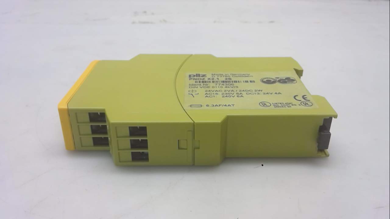 Pilz 774306, E-Stop Unit and Safety Guide Monitor,24Vac 2Va / 24Vdc 2W ...