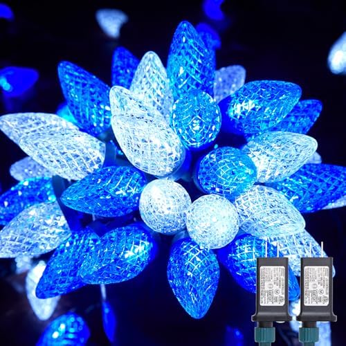 Brightown 2 Pack C9 Christmas Lights - Total 162 FT 200 LED String ...