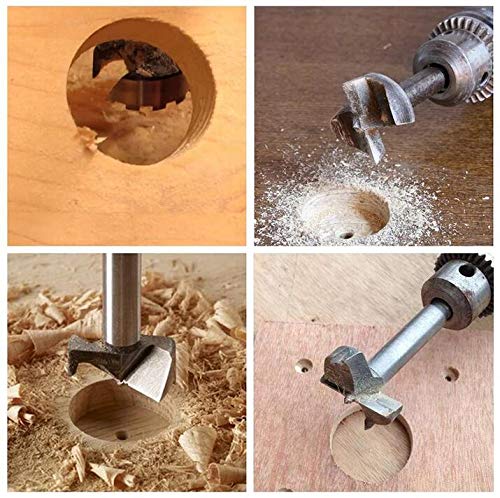 10 Piece Forstner Drill Bit Set, Dowel Drill, Wood Drill, Cup Drill ...