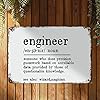 Amazon.com: Engineer Definition Metal Sign Engineer Metal Tin Sign ...