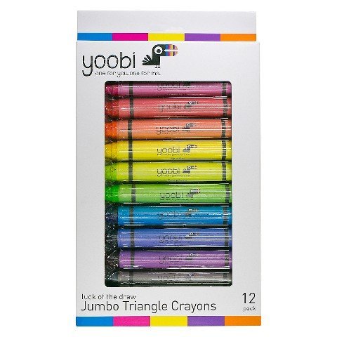 Yoobi Jumbo Triangle Crayons Pack of 12 : Amazon.in: Toys & Games