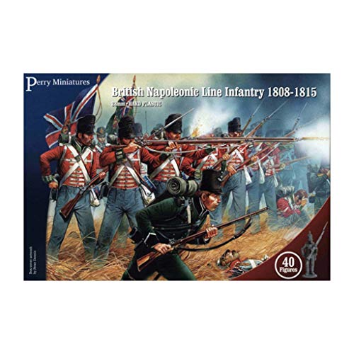 Perry Miniatures BH1 British Napoleonic Line Infantry 1808-15 28mm 40 ...