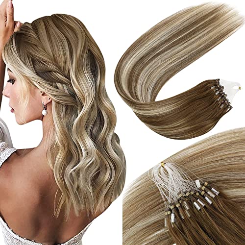 Amazon.com : Sunny Hair Micro Link Hair Extensions Human Hair Balayage ...