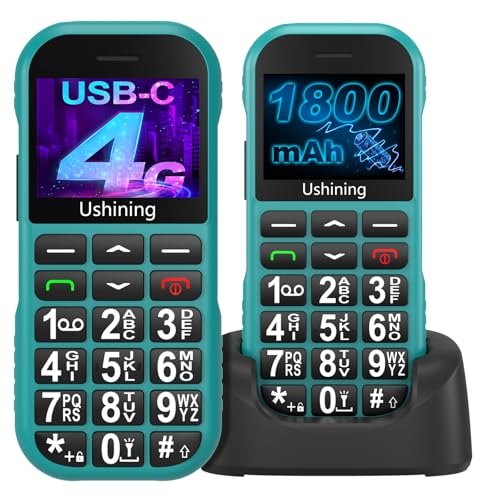 Ofertalica: USHINING 4G Teléfono Móvil para Personas Mayores, Teléfono ...