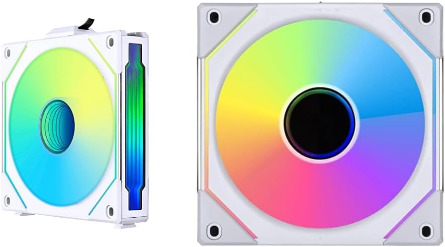 Amazon.com: Lian Li SL Infinity 120 Reverse Blade White Single Pack and ...