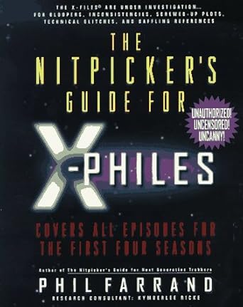 The Nitpicker's Guide for X-Philes (Nitpicker's Guides) - Kindle ...