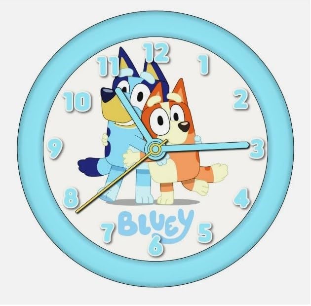 Accutime Bluey Analog Wall Clock | 10" | Battery Powered | Perfect for ...