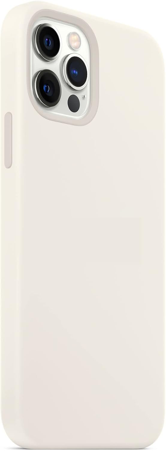 iPhone 13 Liquid Silicone Case (iPhone 13 Pro, White) – BigaMart