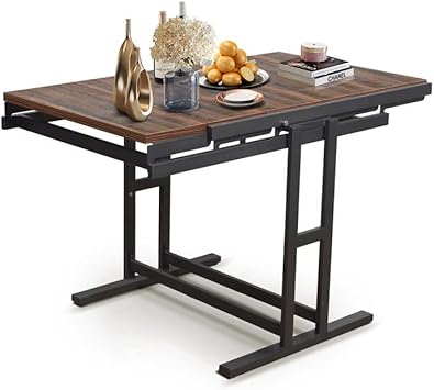 Amazon.com - Brefhome Convertible 2 in 1 Shelf to Table,Bookshelf Desk ...