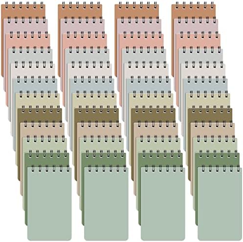 Amazon.com : Fuutreo 48 Pack Spiral Memo Pads 3"x 5" Small Pocket ...