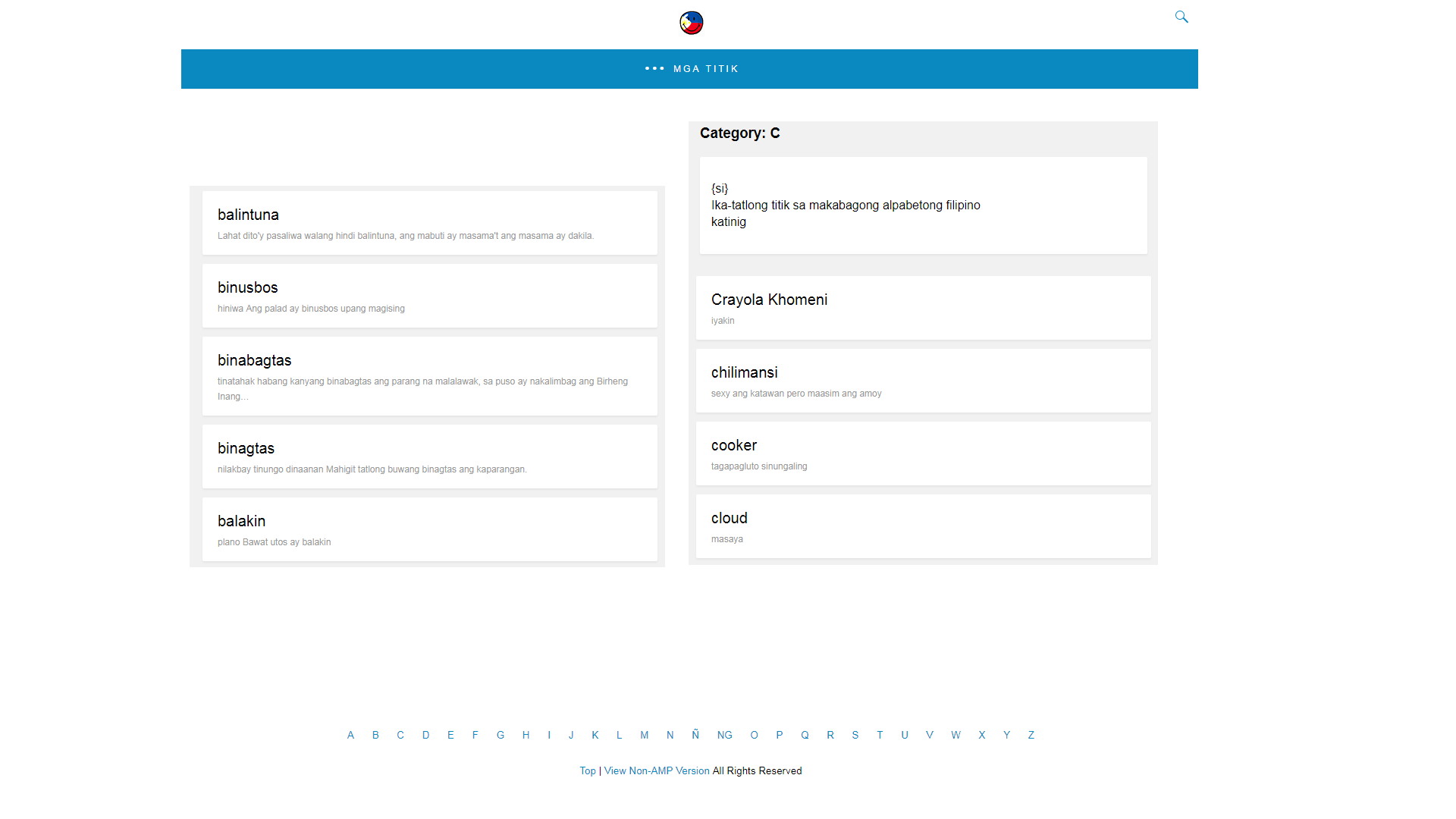 Tagalog - Filipino Dictionary - App on Amazon Appstore