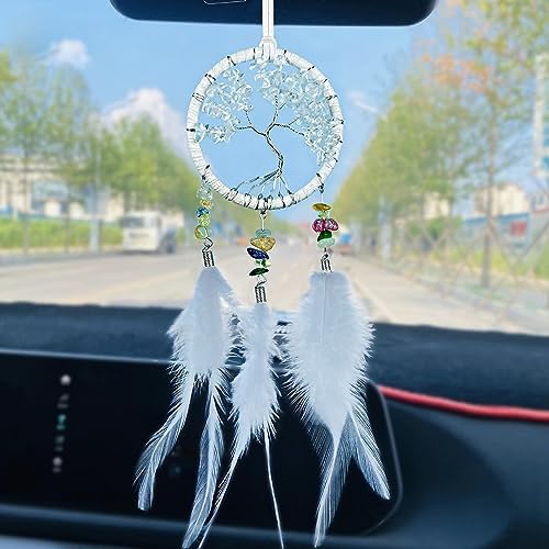 Amazon.com: Malicosmile Car Mirror Decor Hanging Dream Catchers for ...