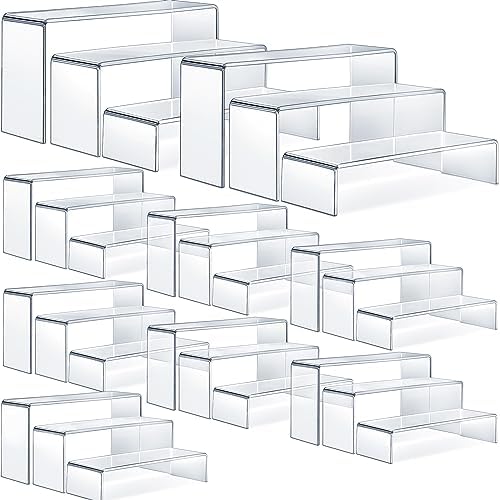 Amazon.com: Sintuff 36 Pcs Acrylic Risers Large and Medium Acrylic ...