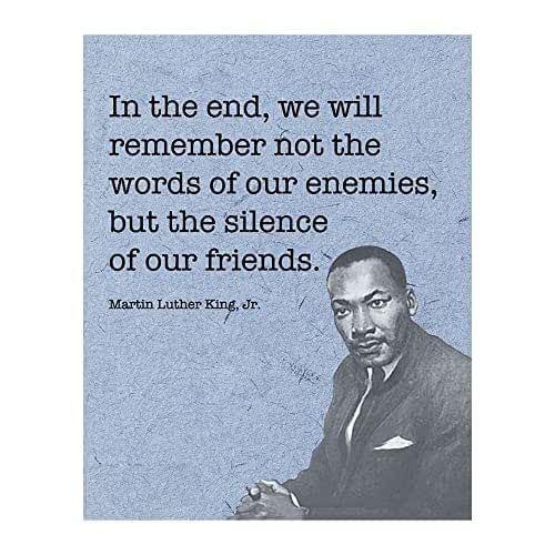 Amazon.com: Remember Silence of Friends - Inspirational Wall Decor ...