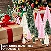 Amazon.com: 30Pcs Mini Christmas Trees Artificial Christmas Tree Bottle ...