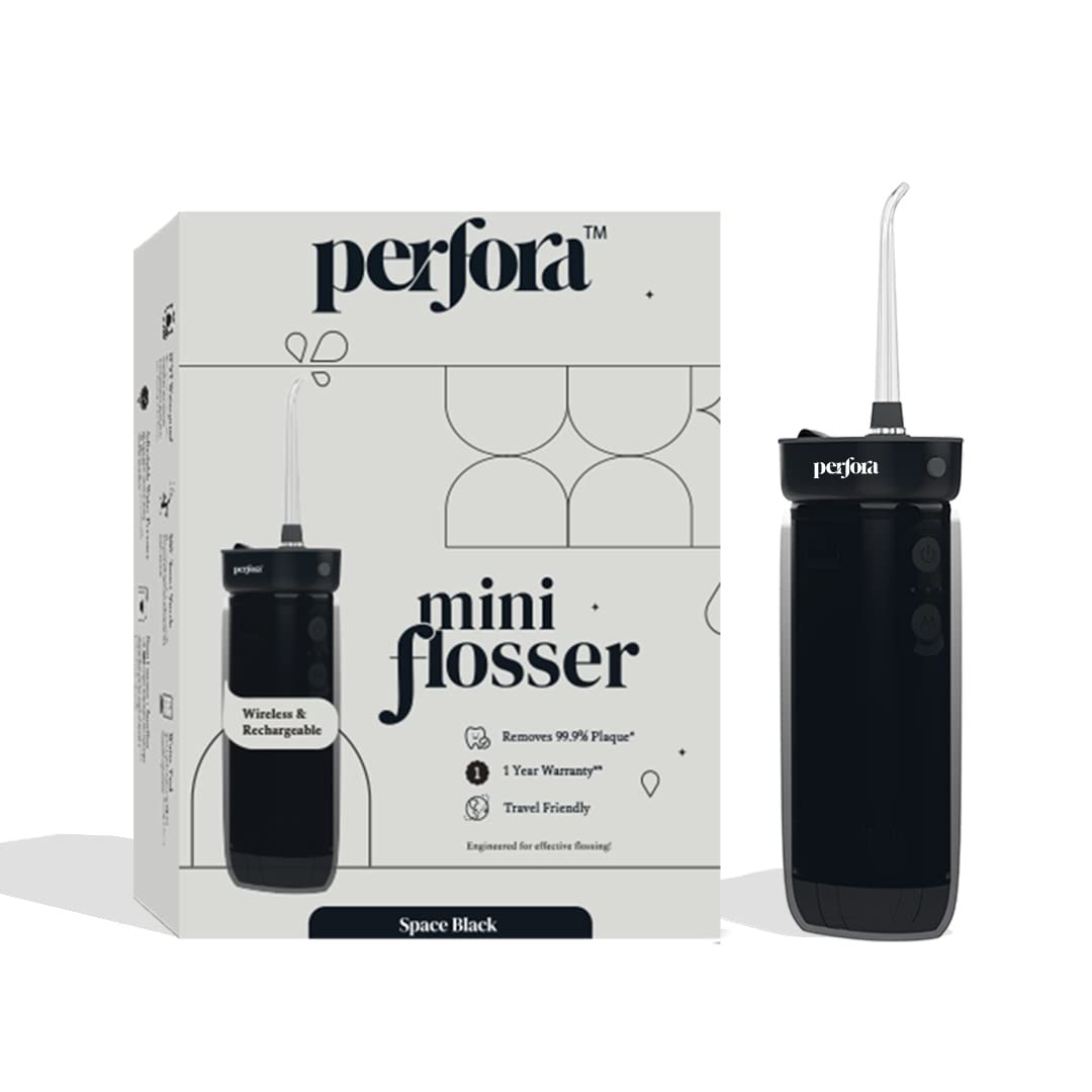 Perfora Mini Water Dental Flosser for Teeth Oral Care | Portable Power ...