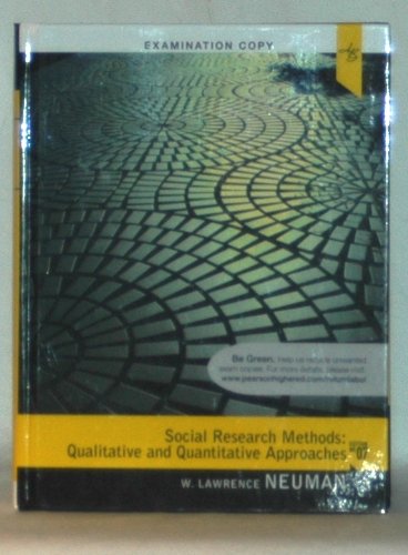 Exam Copy for Social Research Methods: Qualitative and Quantitative ...