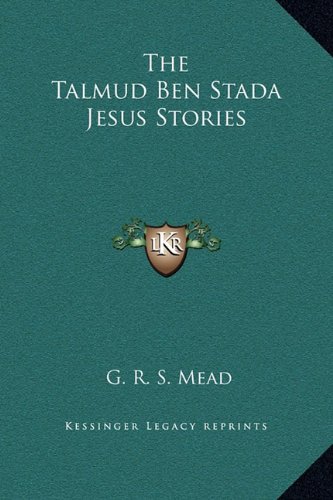 Buy The Talmud Ben Stada Jesus Stories Book Online at Low Prices in ...