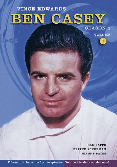 Amazon.com: Ben Casey, Season 1, Volume 1 : Vince Edwards: Movies & TV