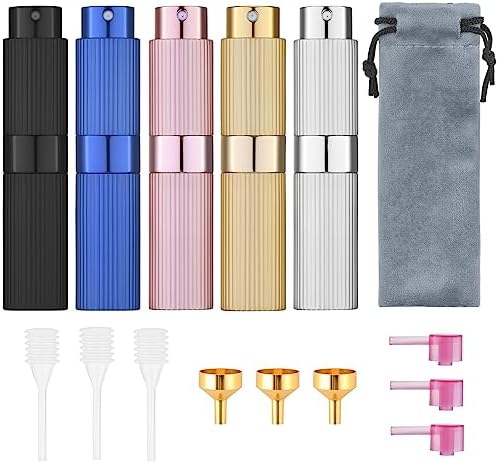 Amazon.com: 10ml Portable Mini Perfume Atomizer Spray Bottle, Travel ...