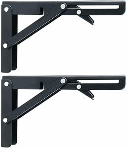 Amazon.com: 2 PCS Triangle Folding Angle Bracket Heavy Support ...