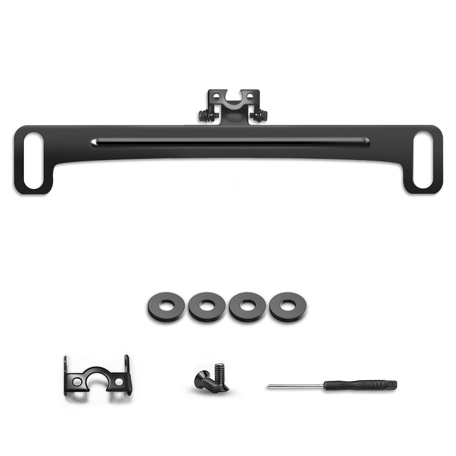 Amazon.com: Universal Car Rear View Camera License Plate Bracket ...