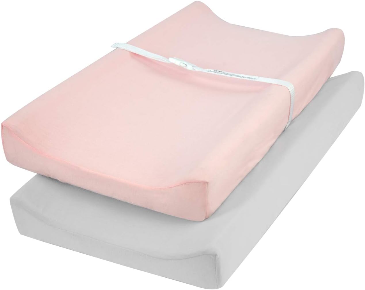 Amazon.com: Delta Children Contoured Changing Pad with Plush Cover ...