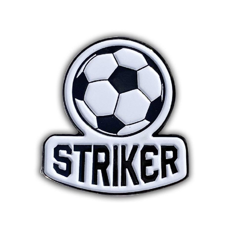 SOCCER BALL PIN - Futball Fans Recognition Reward Enamel Lapel PIN, 3cm ...