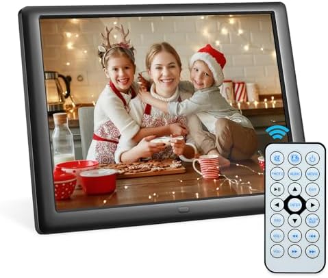 Yabumak Digital Photo Frame 10 inch Remote Control Digital Picture ...