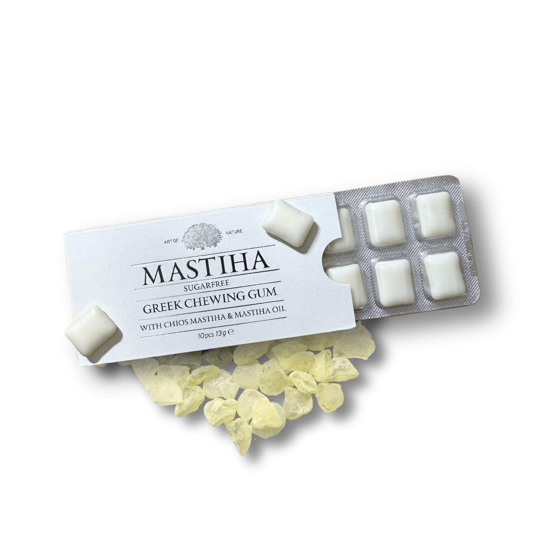 Mastiha Mastic Gum Chewing Gum - Sugar-Free - Gluten-Free - With Chios ...