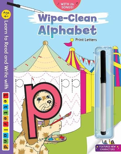Wipe-Clean Alphabet - Print Letters : Letterland: Amazon.co.uk: Books