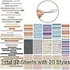 Amazon.com: 32 Sheet Quote Stickers for Journaling, Scrapbooking ...