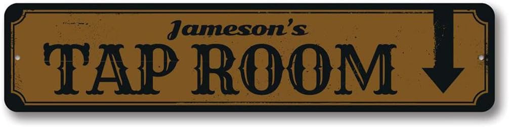 Amazon.com: Tap Room Sign, Bar Name Sign, Directional Arrow Sign ...