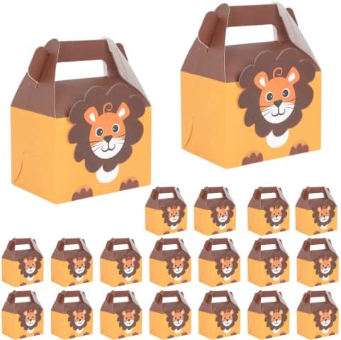 SATYAM KRAFT 20 Pcs Lion Printed Decorative Folding Storage Box For ...